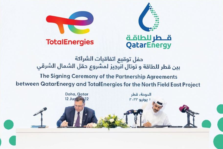 QatarEnergy selects TotalEnergies as its first partner in the North Field East expansion project ...