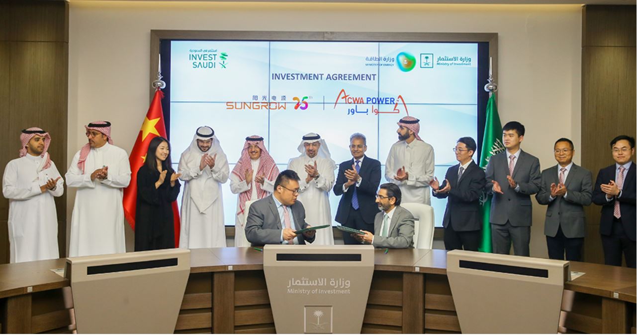 Sungrow and ACWA Power Signed MOU for 536MW Energy Storage System for NEOM - SaudiGulf Projects