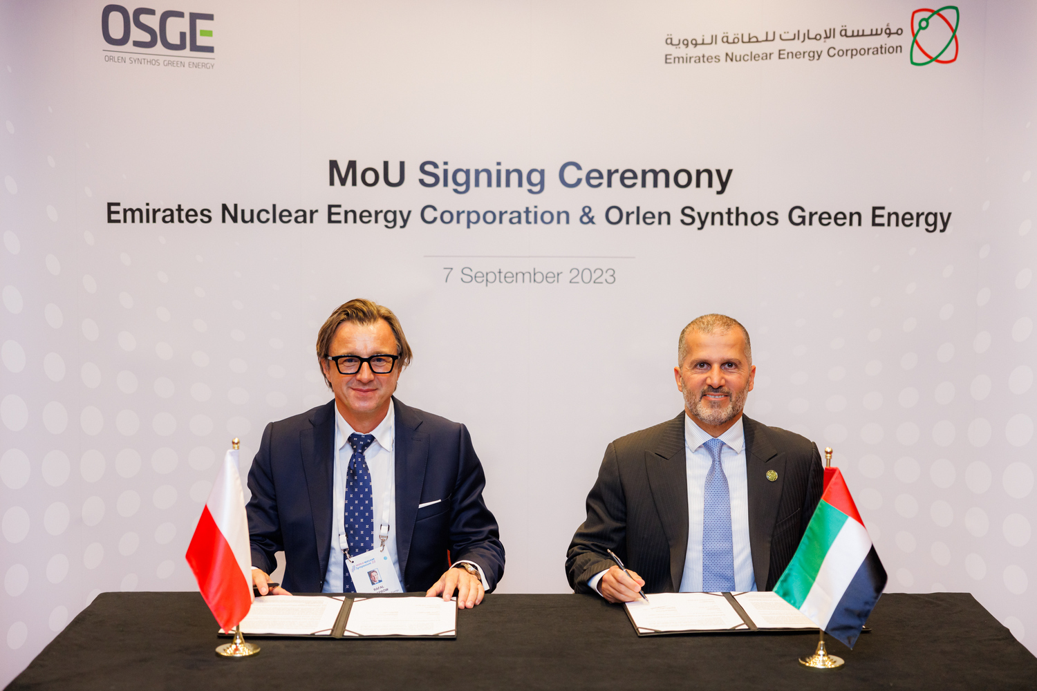 UAE's ENEC signs MoU with ORLEN Synthos Green Energy to advance Small ...