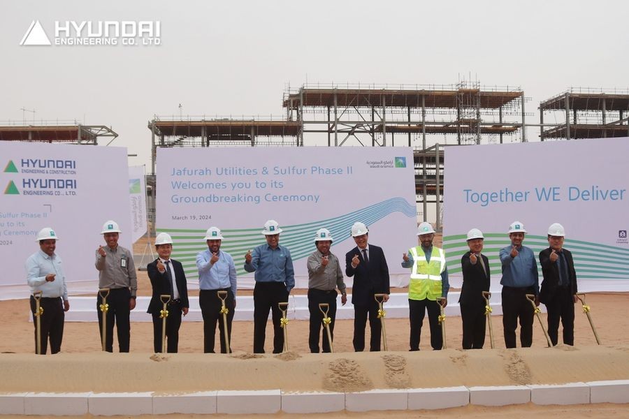Hyundai held a groundbreaking ceremony for the Jafurah Phase II Project ...
