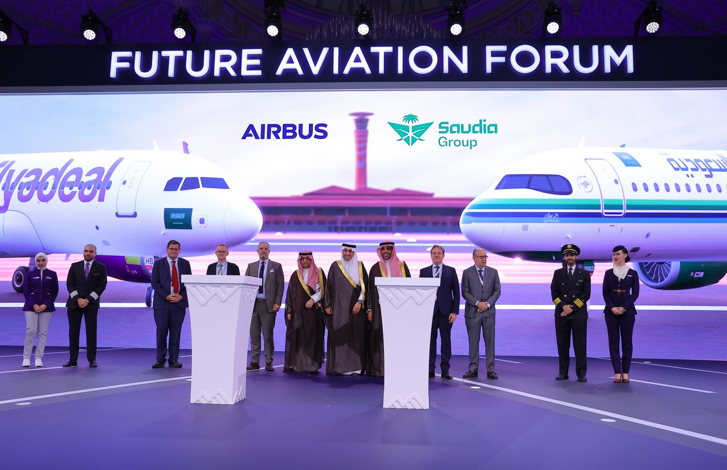 Saudia Group, Airbus Signs largest aircraft deal in Saudi aviation ...