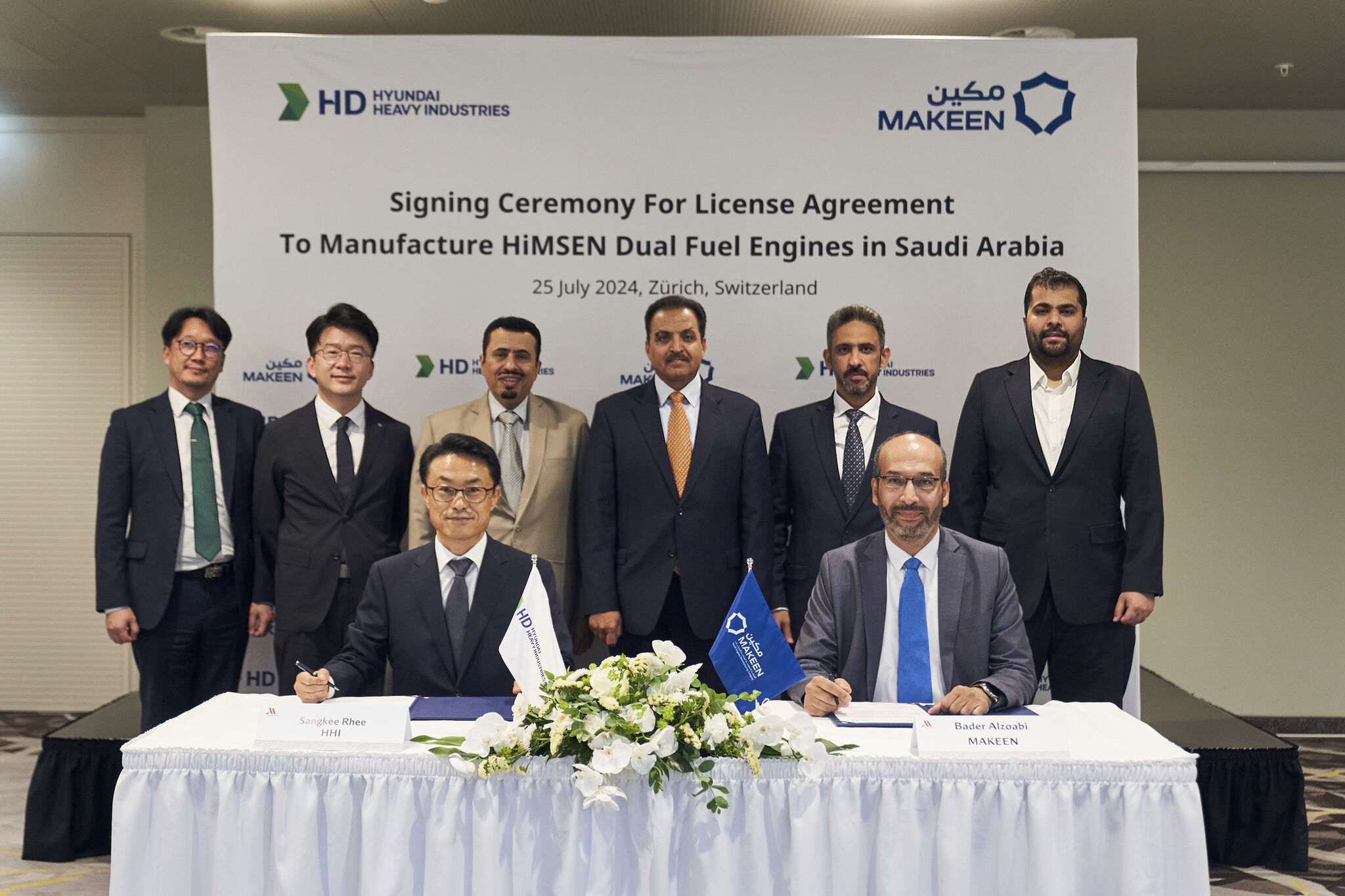 Saudi's MAKEEN, Hyundai Signs License Agreement for HiMSEN dual fuel engines - SaudiGulf Projects