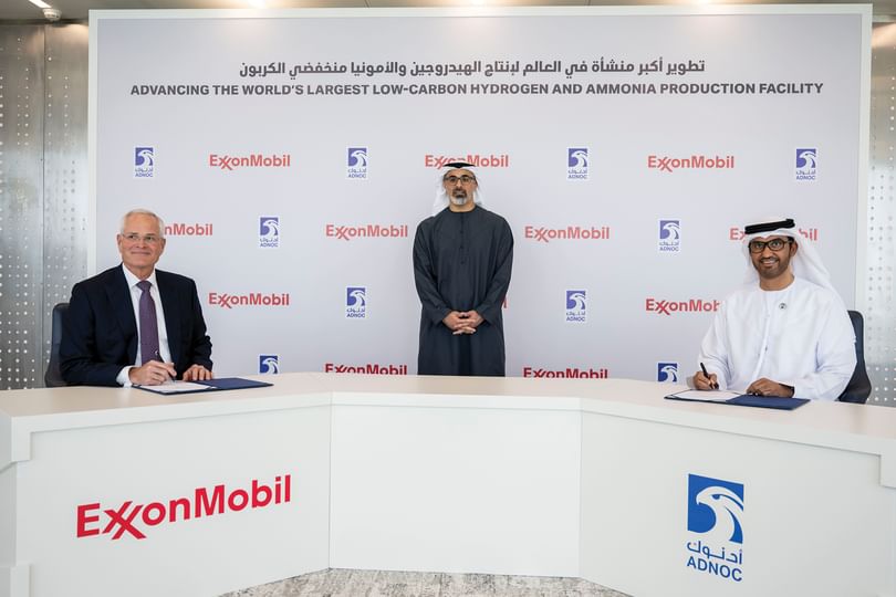 ADNOC, ExxonMobil to establish world’s largest low-carbon hydrogen ...