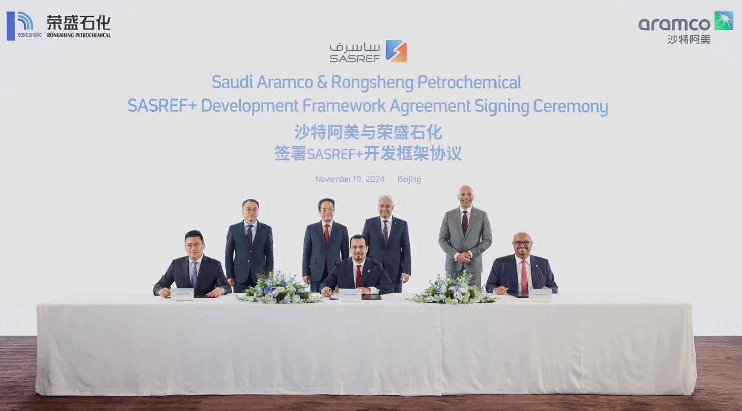 Aramco and Rongsheng Petrochemical sign a Framework Agreement to ...